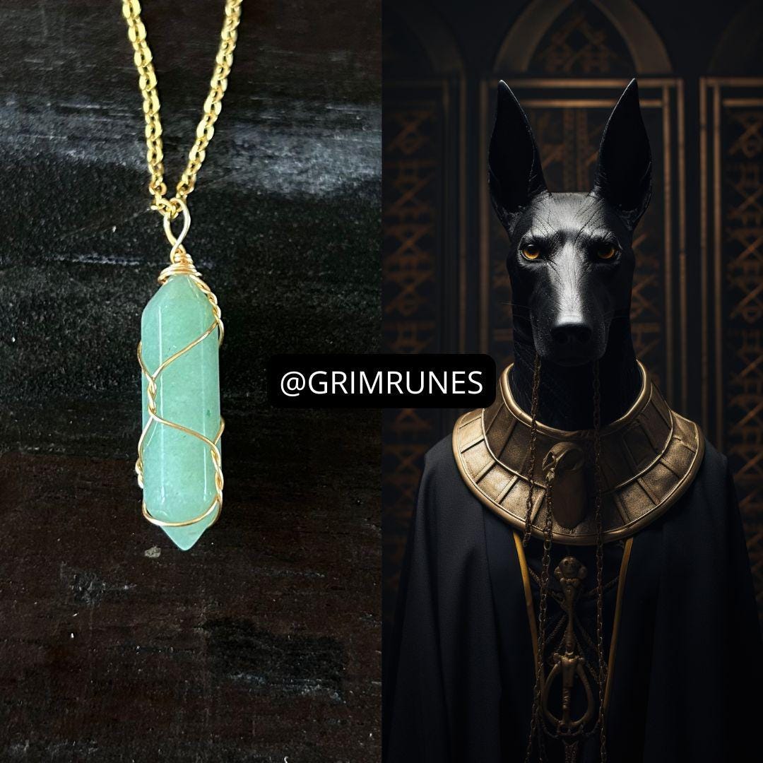 Anubis Portal Direct Magic Portal to Anubis Enhanced Necklace - Etsy