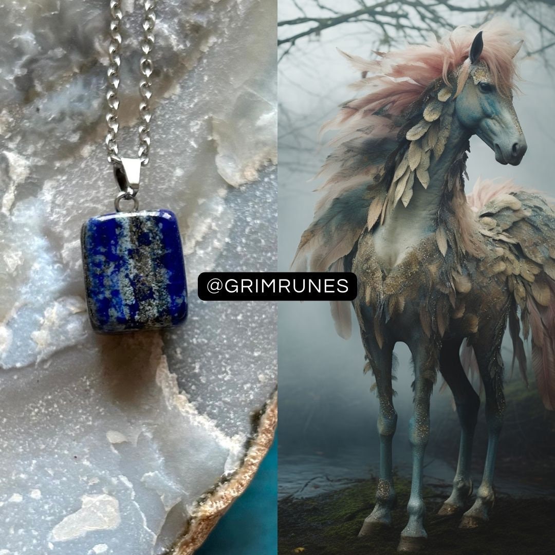 Unicorn Spirit Companion Male Unicorn Spirit Vessel Magic Necklace - Etsy