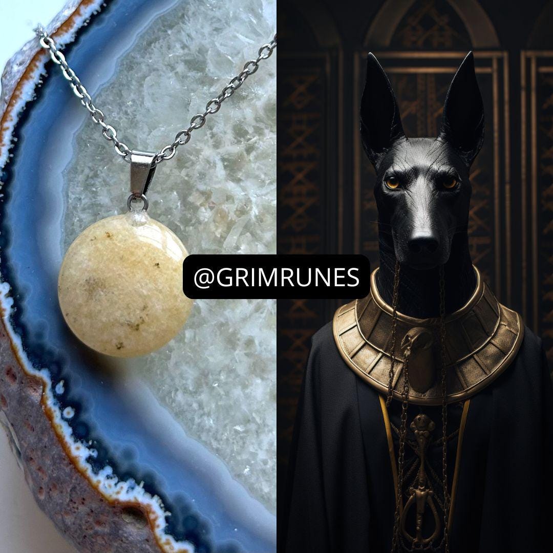 Anubis Portal Direct Magic Portal to Anubis Enhanced Necklace - Etsy