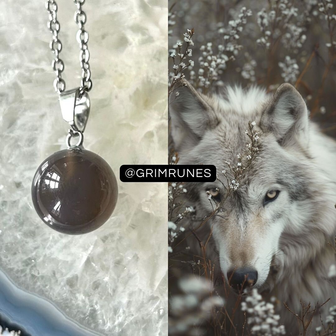 Wolf Spirit Companion Female Wolf Spirit Vessel Magic Necklace - Etsy