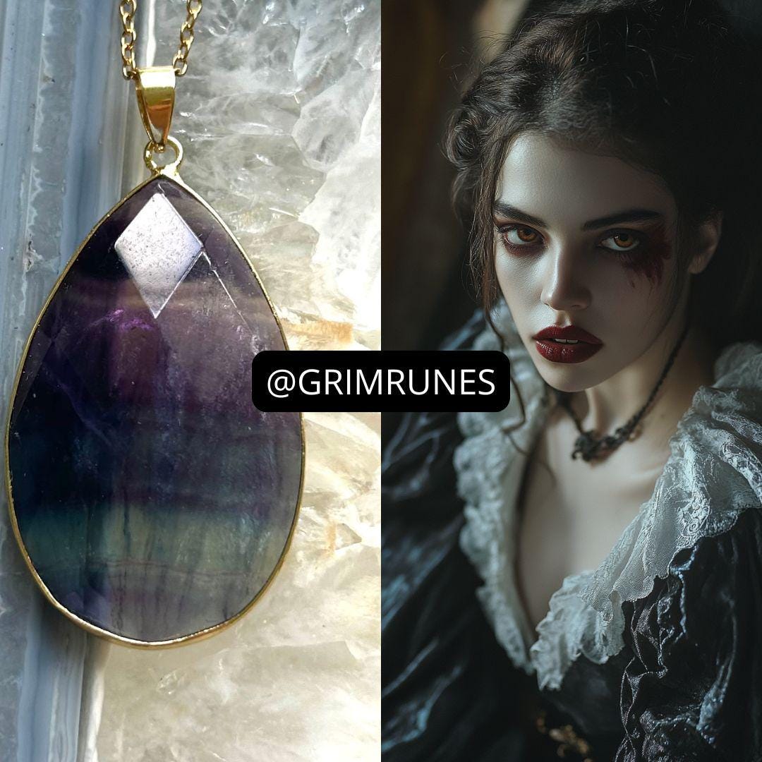 Female Vampire Spirit Companion Attuned Object - Etsy