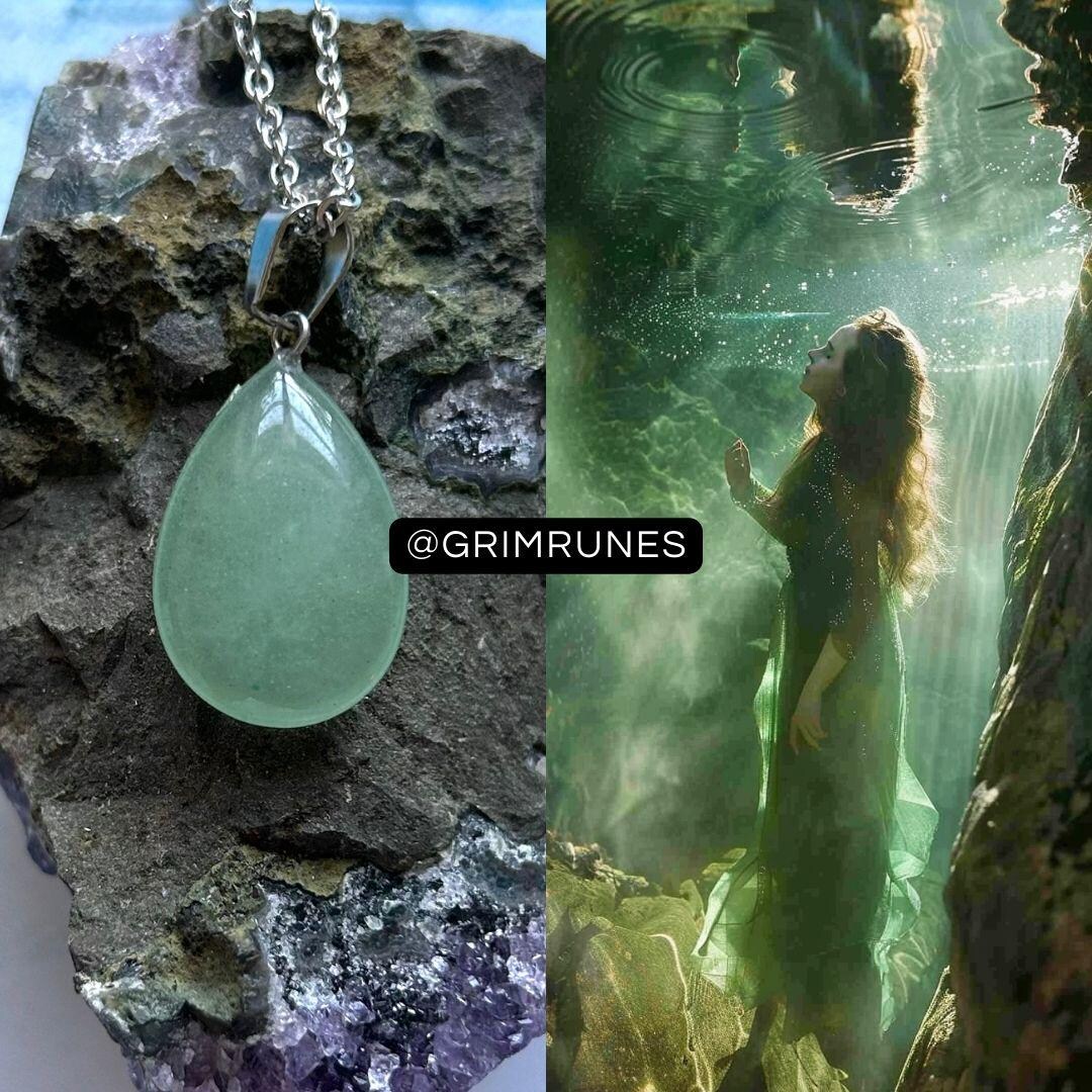 Water Sprite Spirit Companion Spirit Vessel Magic Necklace - Etsy