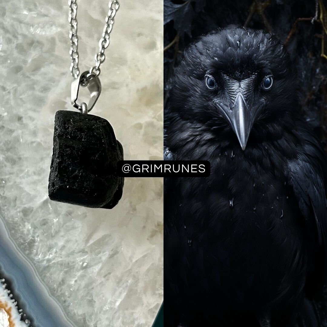 Baby Raven Spirit Companion Female Raven Spirit Vessel Magic Necklace ...