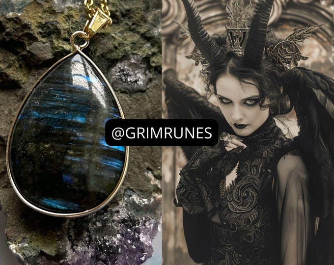 Female Succubus Spirit Companion Succubus Spirit Vessel Magic Necklace ...