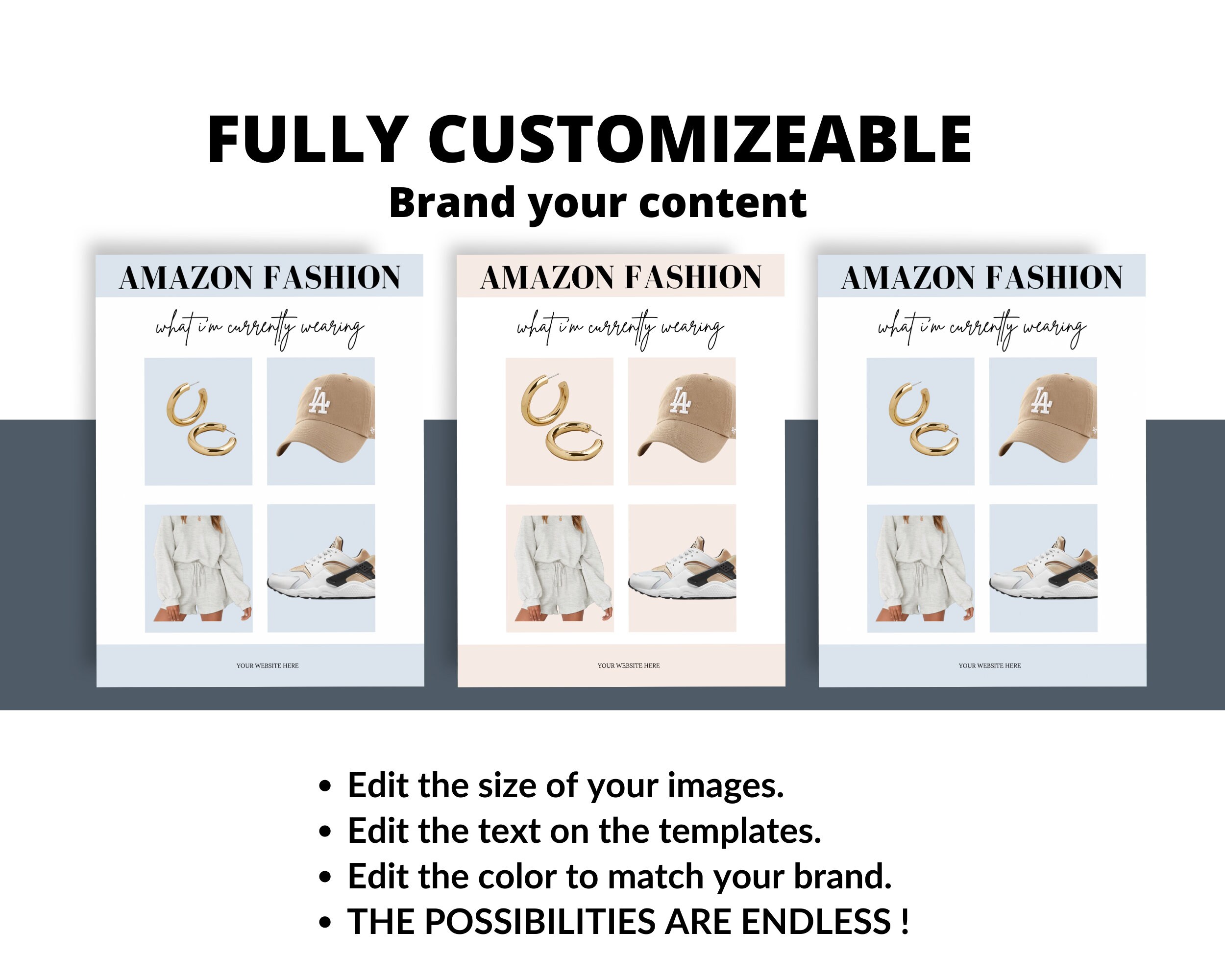LTK Template, 25 Liketoknow.it Templates for Canva, LTK Blogger ...