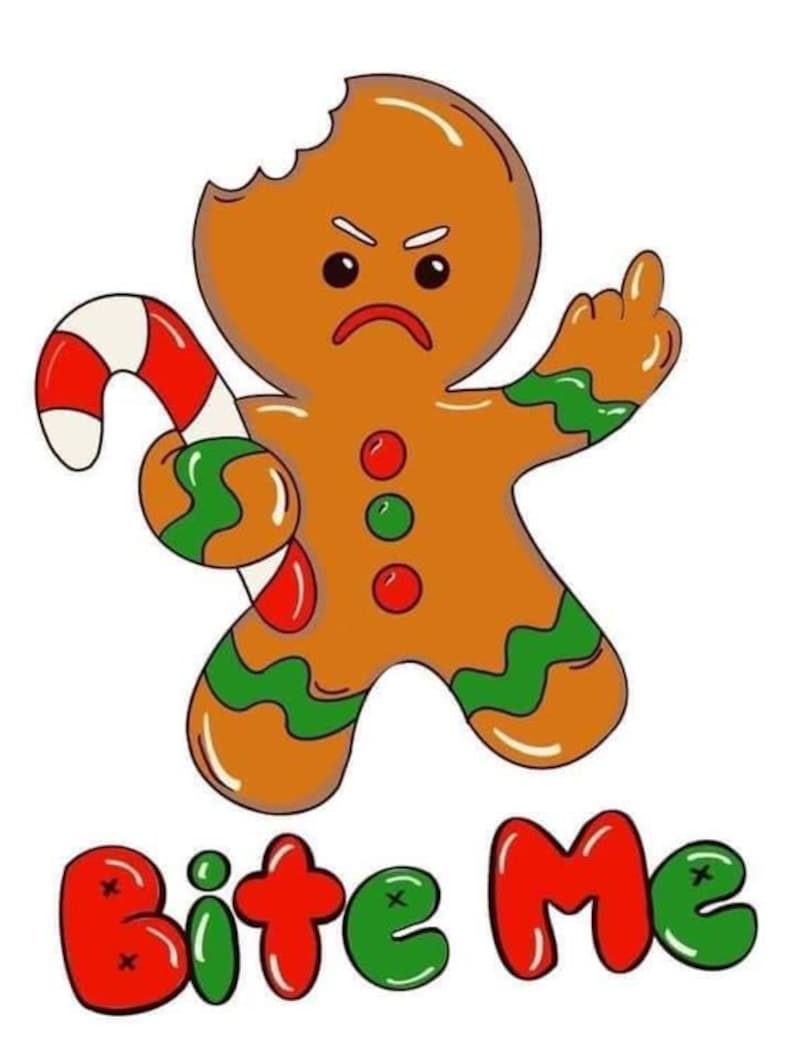 Angry Gingerbread Man - Etsy