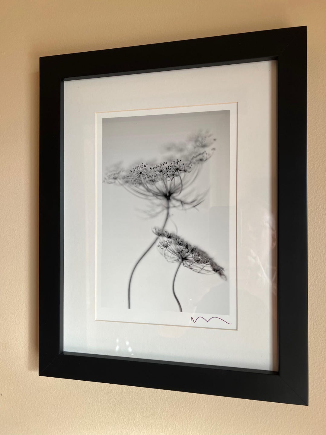 Sleek Contemporary Picture Frames Custom Made in Matte Black - Choose ...