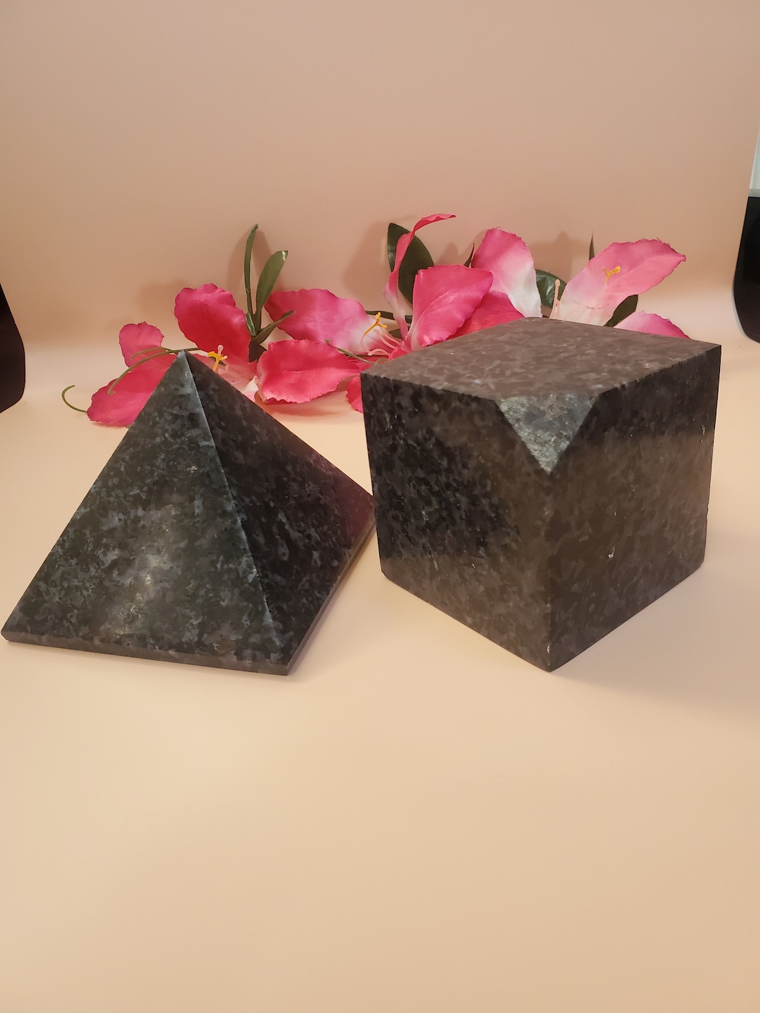 Large Natural Mystic Merlinite Crystal Pyramid & Cube ML2 - Etsy