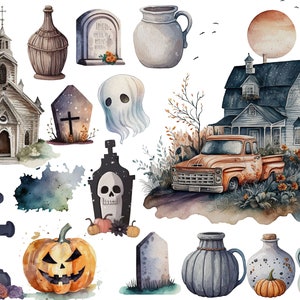 Halloween Clipart Collection, Ghost Clipart, Cute Halloween Clipart ...