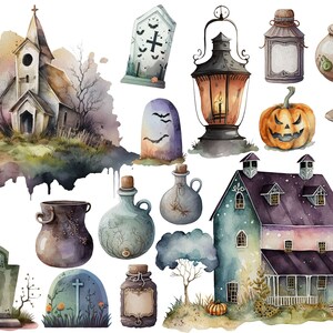 Halloween Clipart Collection, Ghost Clipart, Cute Halloween Clipart ...
