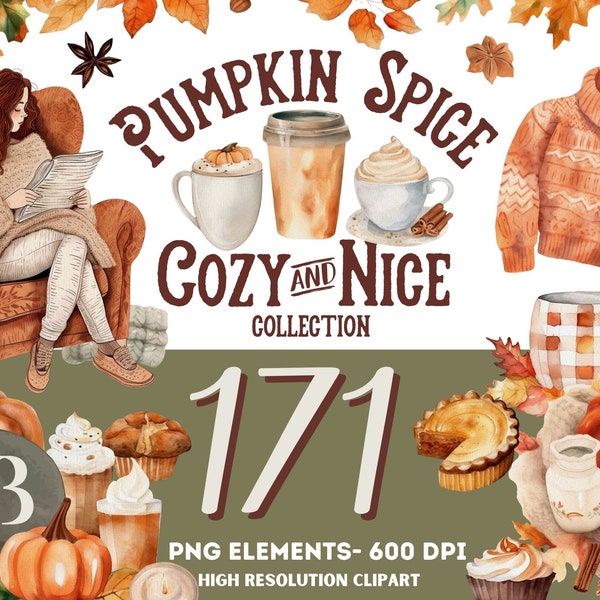 Autumn Clipart - Etsy