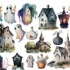 Halloween Clipart Collection, Ghost Clipart, Cute Halloween Clipart ...