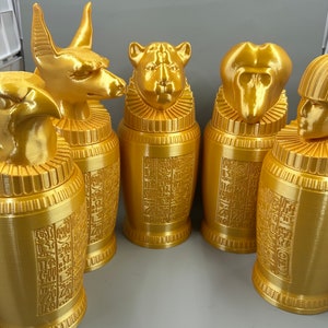 Egyptian Canopic Jars the Mummy - Etsy
