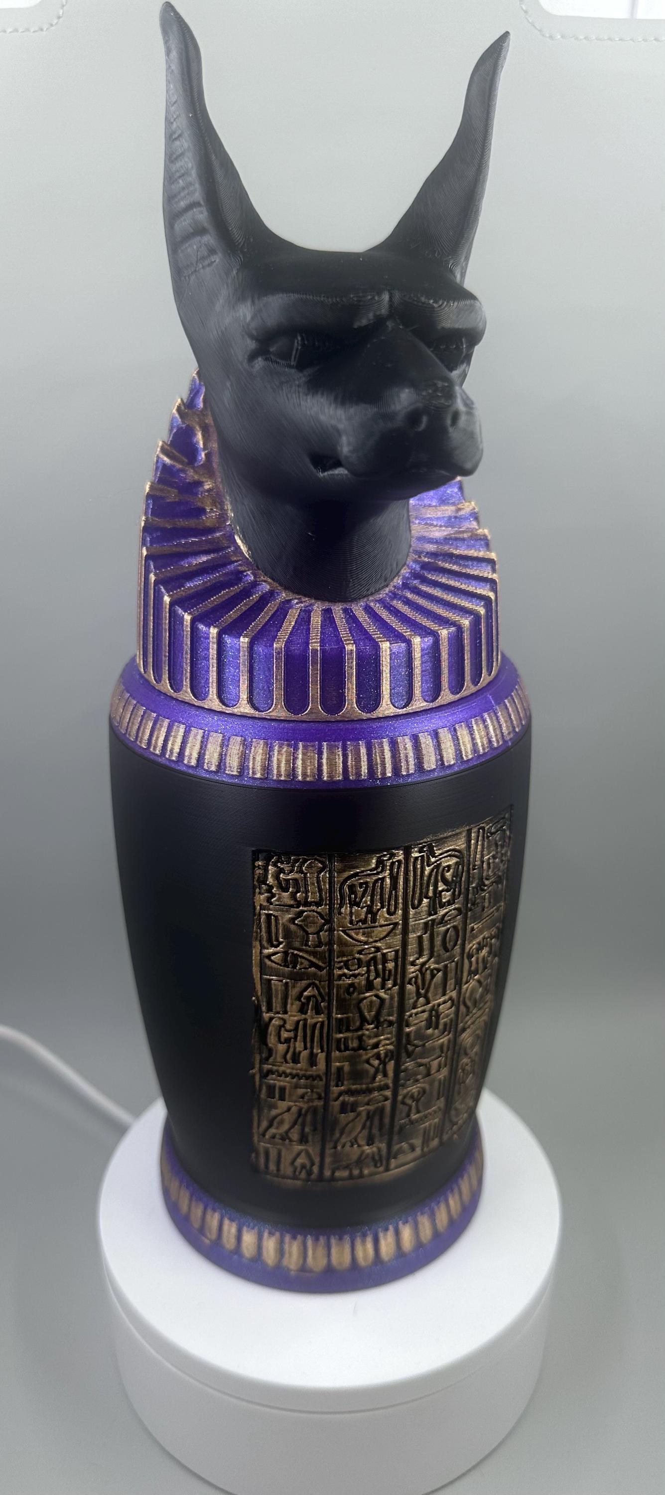 Funtastic Anubis Egyptian Canopic Jar - Etsy