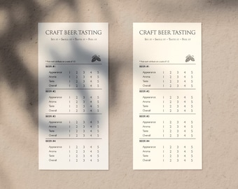 Beer Tasting Note, Beer Scorecard,beer Score, Beer Rating, Beer Tasting ...