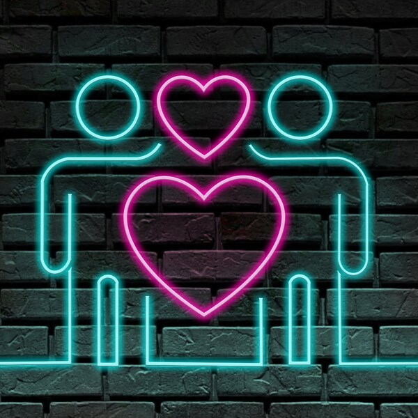 Keith Haring Neon Sign - Etsy