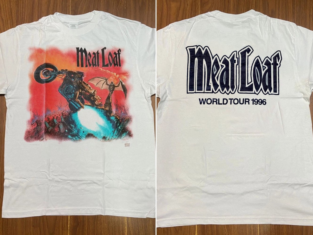 Meatloaf Bat Out Of Hell Tour 1996 T-Shirt sold by Relax It solutions ...