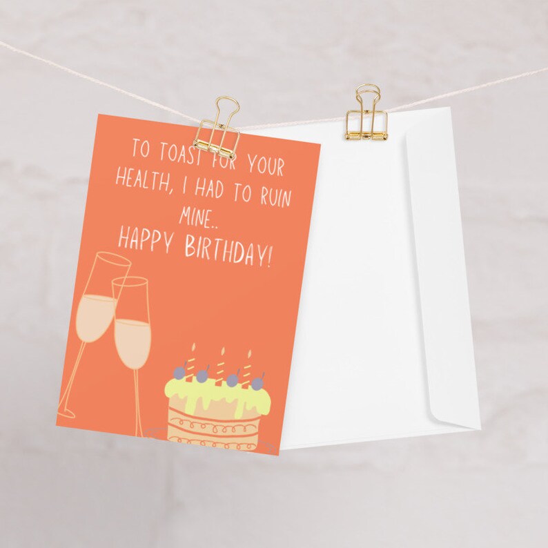 Funny Birthday Card - Etsy
