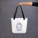 Dental Tote Bag, Unicorn Tooth, Dental Hygiene Bag, Dentist Bag, Dental ...