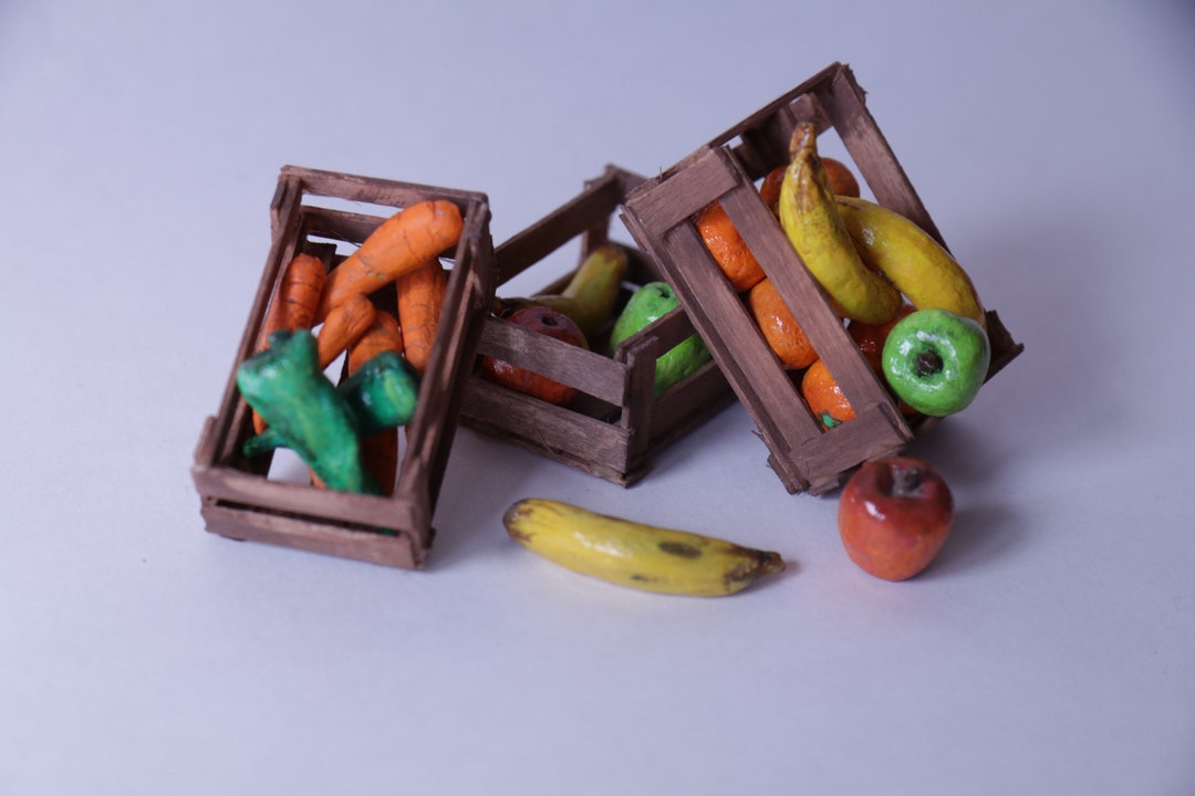 Mini Fruits and Veggies 1:6 Scale - Etsy