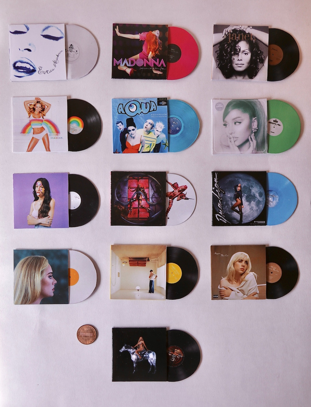 Mini Vinilos ESCALA 1:6 - Etsy