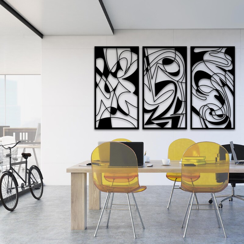 Metal Wall Art Abstract - Etsy