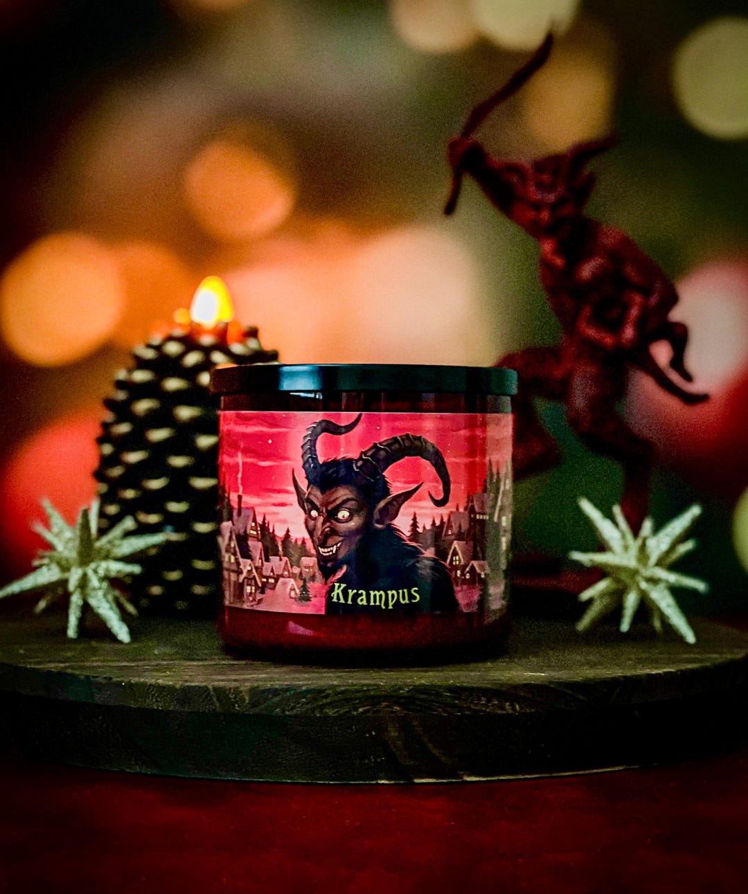 Krampus Ginger Cookies Vanilla Icing Holiday Spices Candle Handmade - Etsy