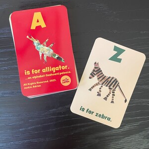 A is for Alligator…an Alphabet Flashcard Palooza ABC Flashcards - Etsy