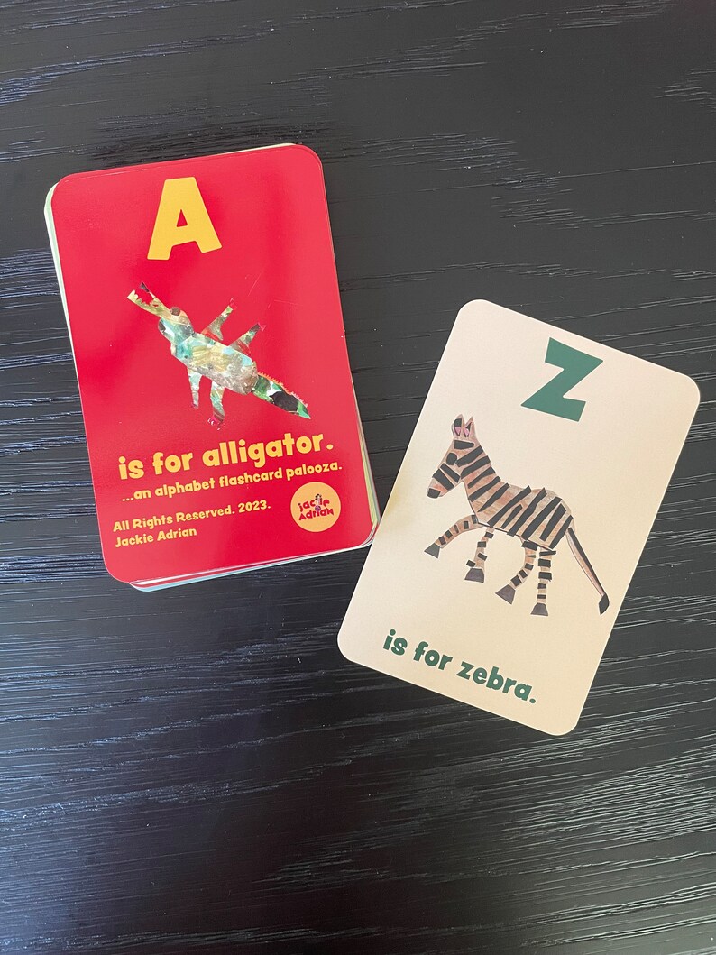 A is for Alligator…an Alphabet Flashcard Palooza ABC Flashcards - Etsy