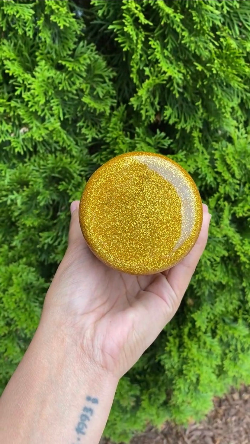 Custom Epoxy Single-color Glitter Tumbler (FREE Optional ...