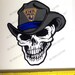 Official NJ State Police Decal Sticker NJSP - Skull With Gray Hat - Etsy
