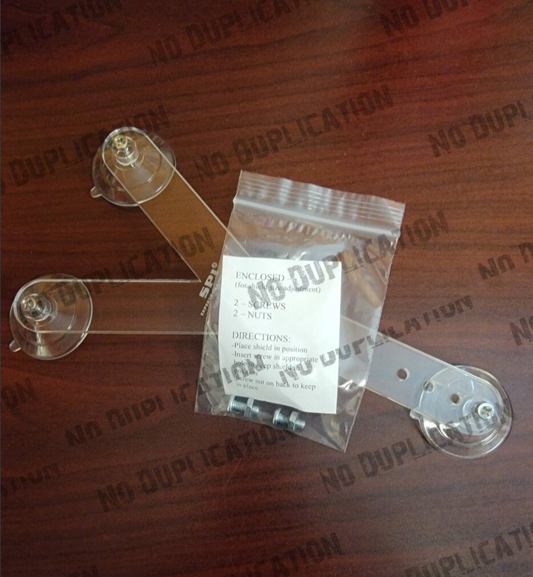 Y-shape Car/window Shield Holder Clear Fits PBA, FOP & FMBA Shields - Etsy
