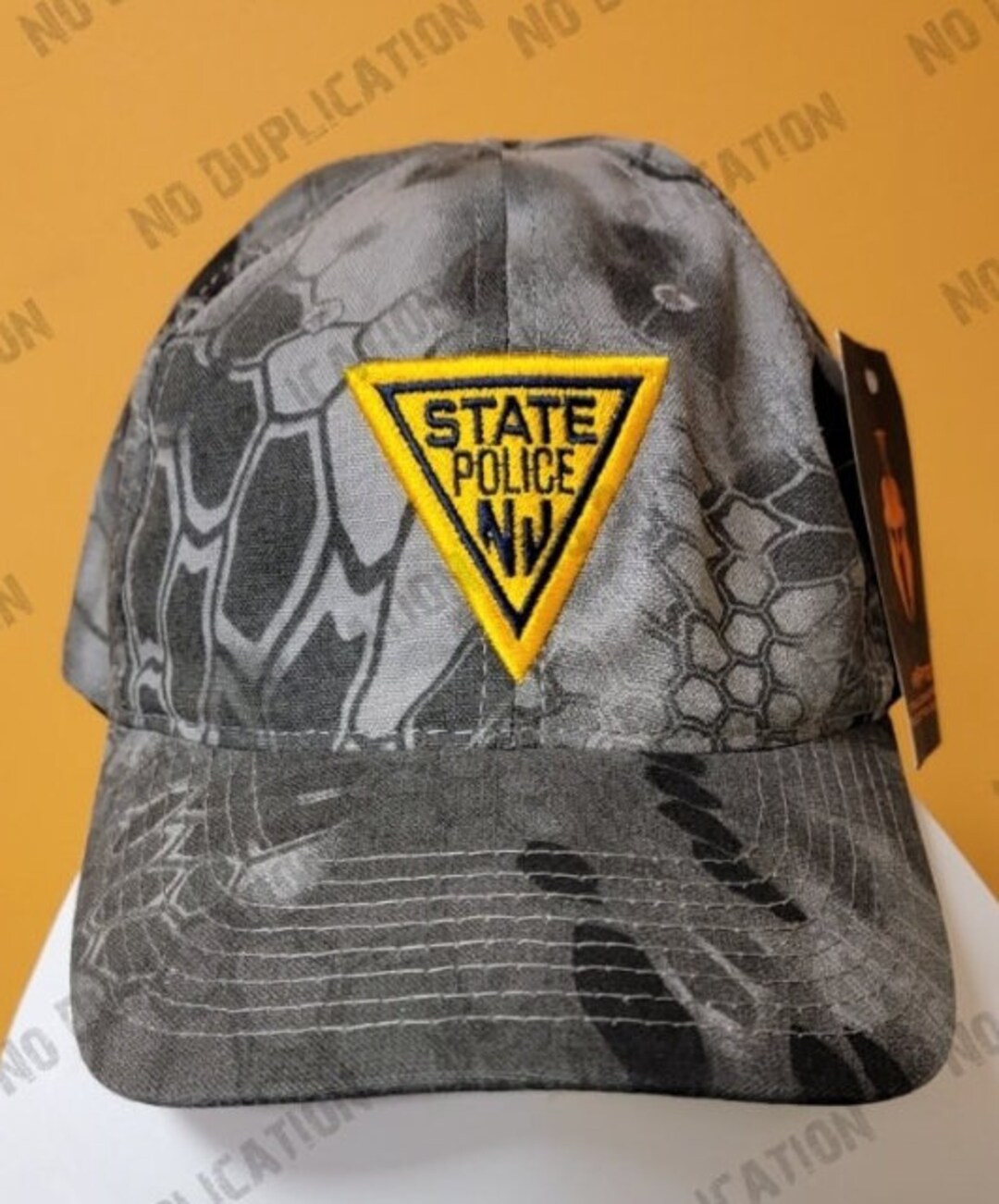 Official NJ State Police NJSP - Embroidered Hat W/usa Flag on the Side ...