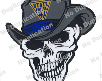 Official NJ State Police Decal Sticker NJSP does Not - Etsy