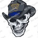 Official NJ State Police Decal Sticker NJSP - Skull With Gray Hat - Etsy