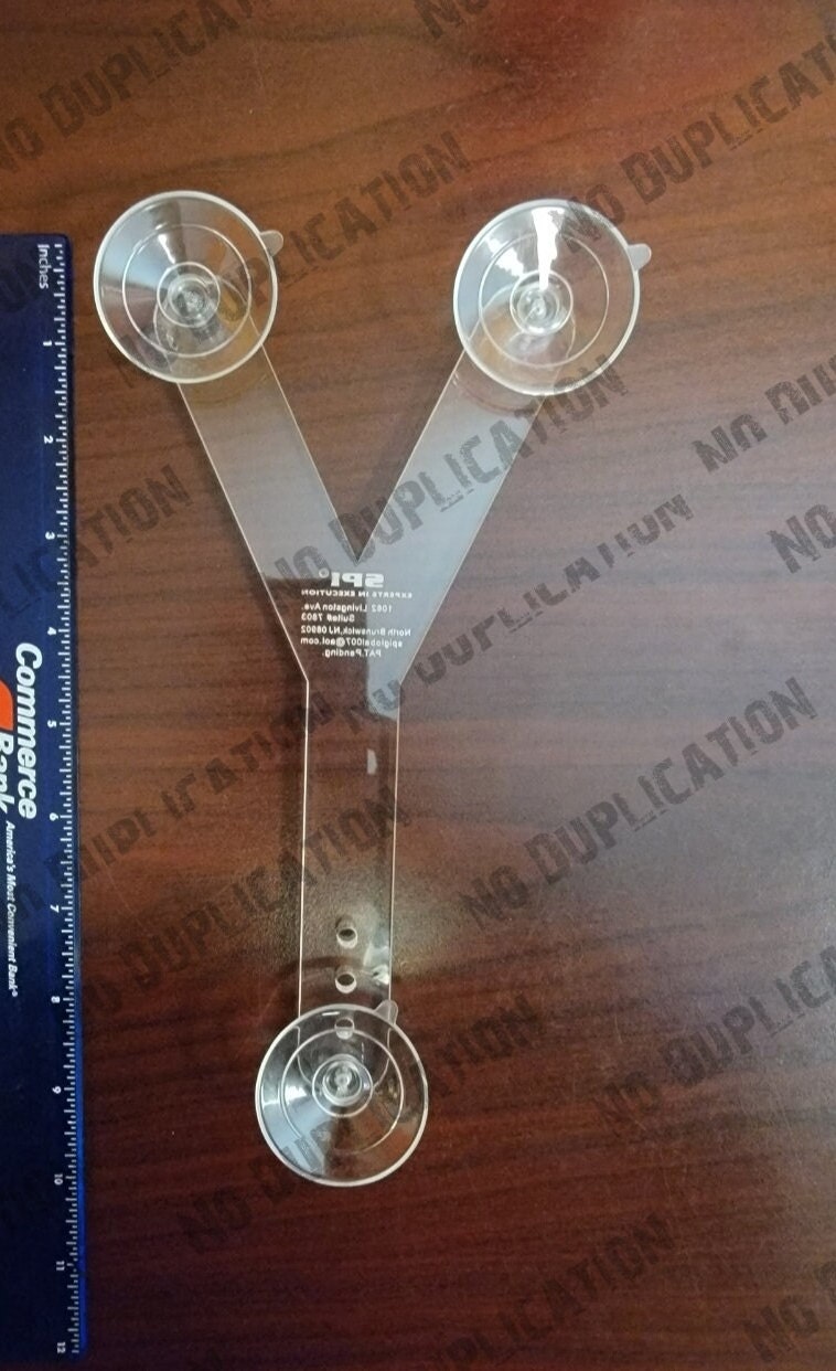 Y-shape Car/window Shield Holder Clear Fits PBA, FOP & FMBA Shields - Etsy