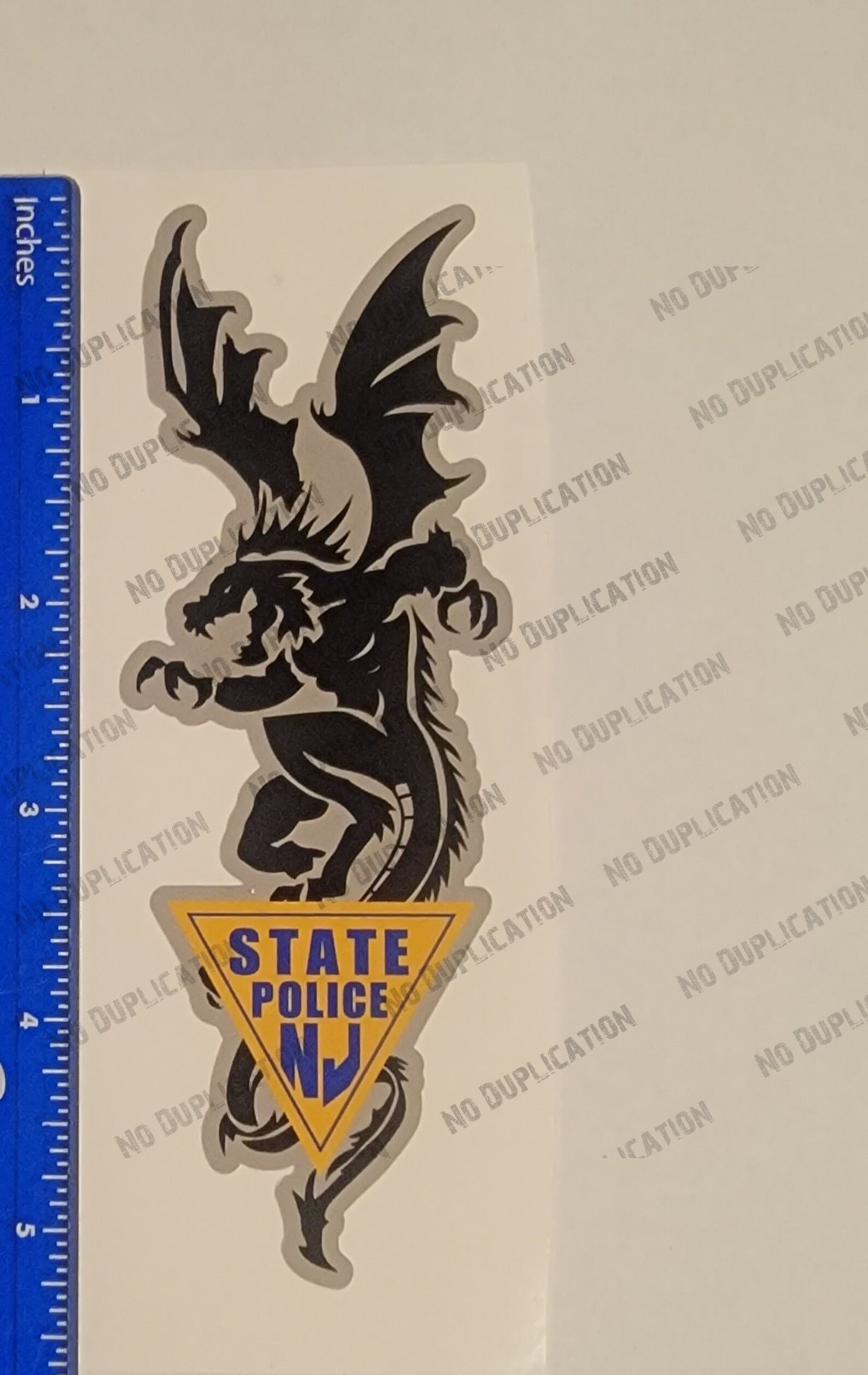 Official NJ State Police Decal Sticker NJSP - Black Dragon - Etsy