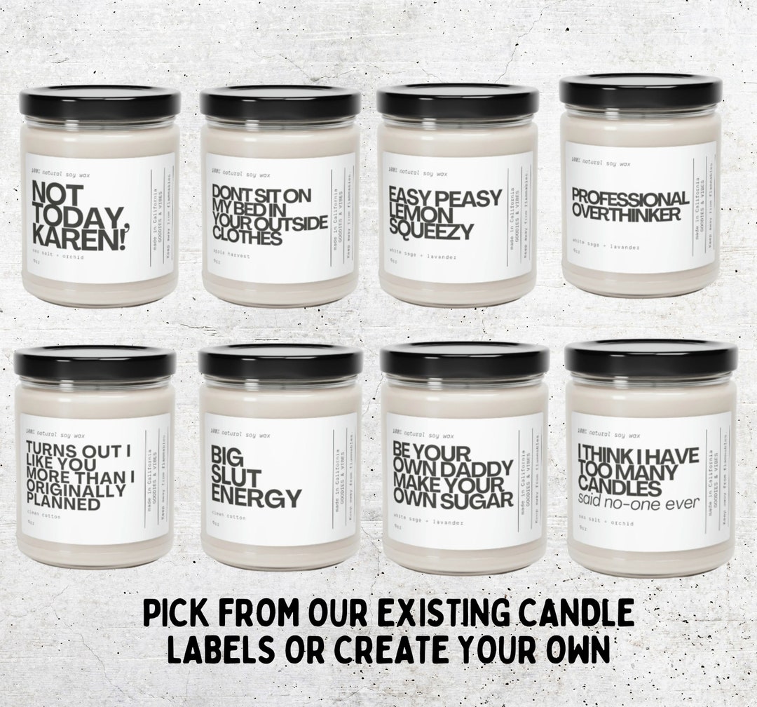 Custom Bulk Candle Gifts, Customized Personalized Gifts Bulk, Christmas ...