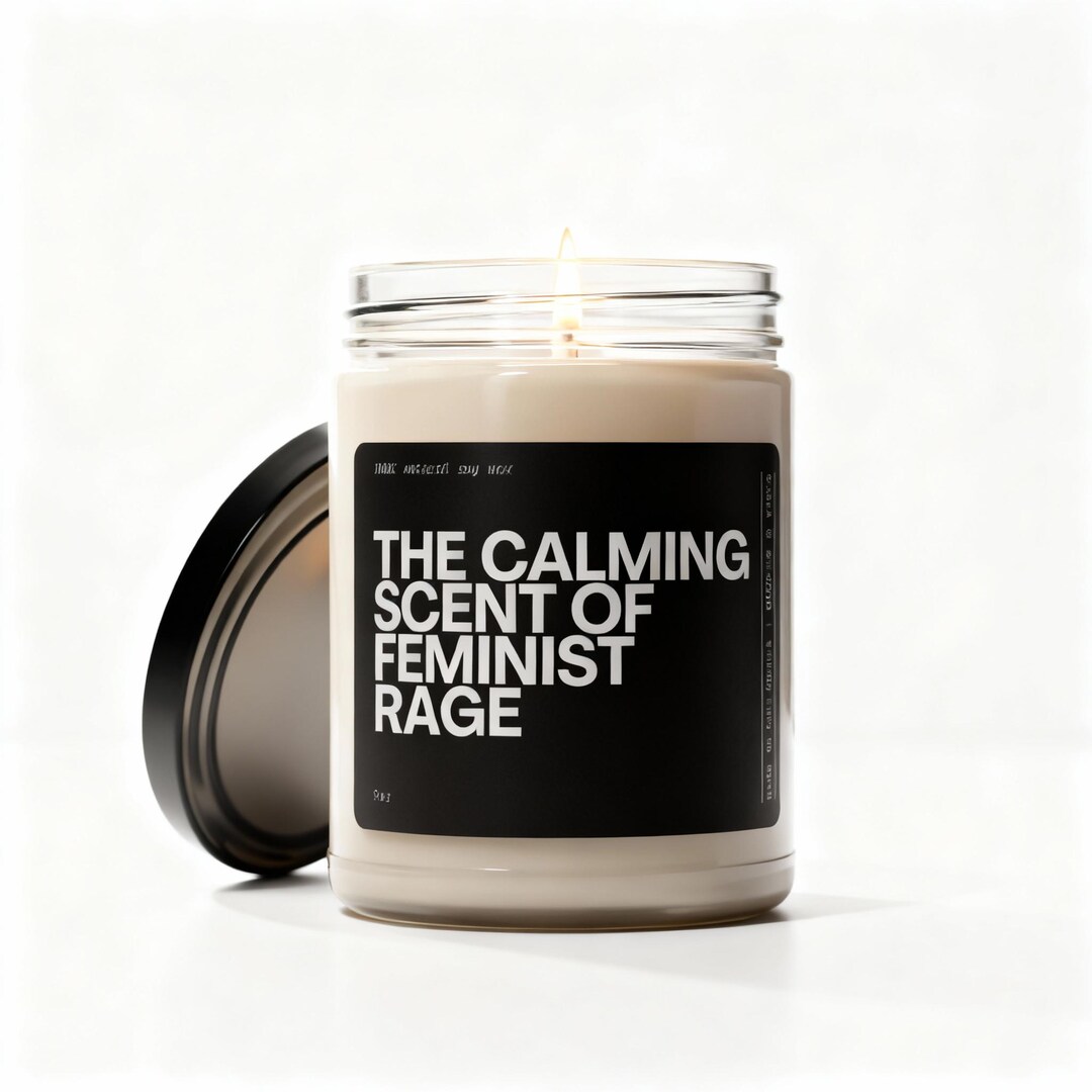 Feminist Rage Candle, Anti Fascist Anti MAGA Liberal Gift - Etsy