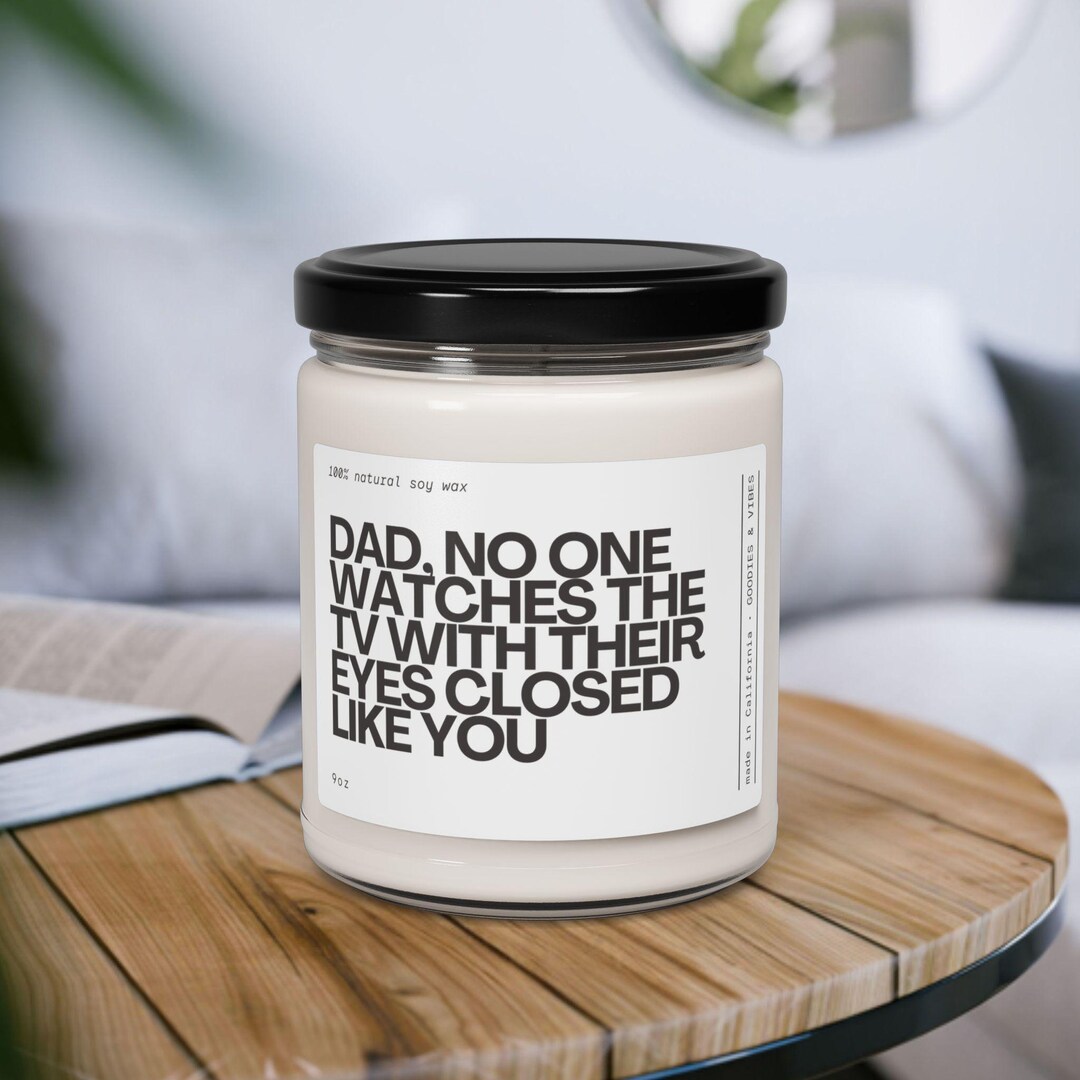Funny Dad Candle, Father's Day Gift, Scented Soy Wax - Etsy