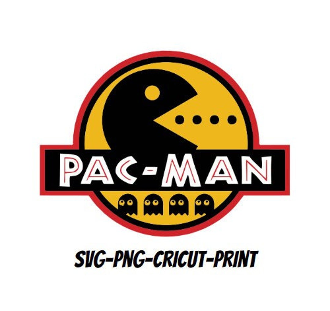 Pac Man SVG Sticker Print Decal High Quality Digital - Etsy