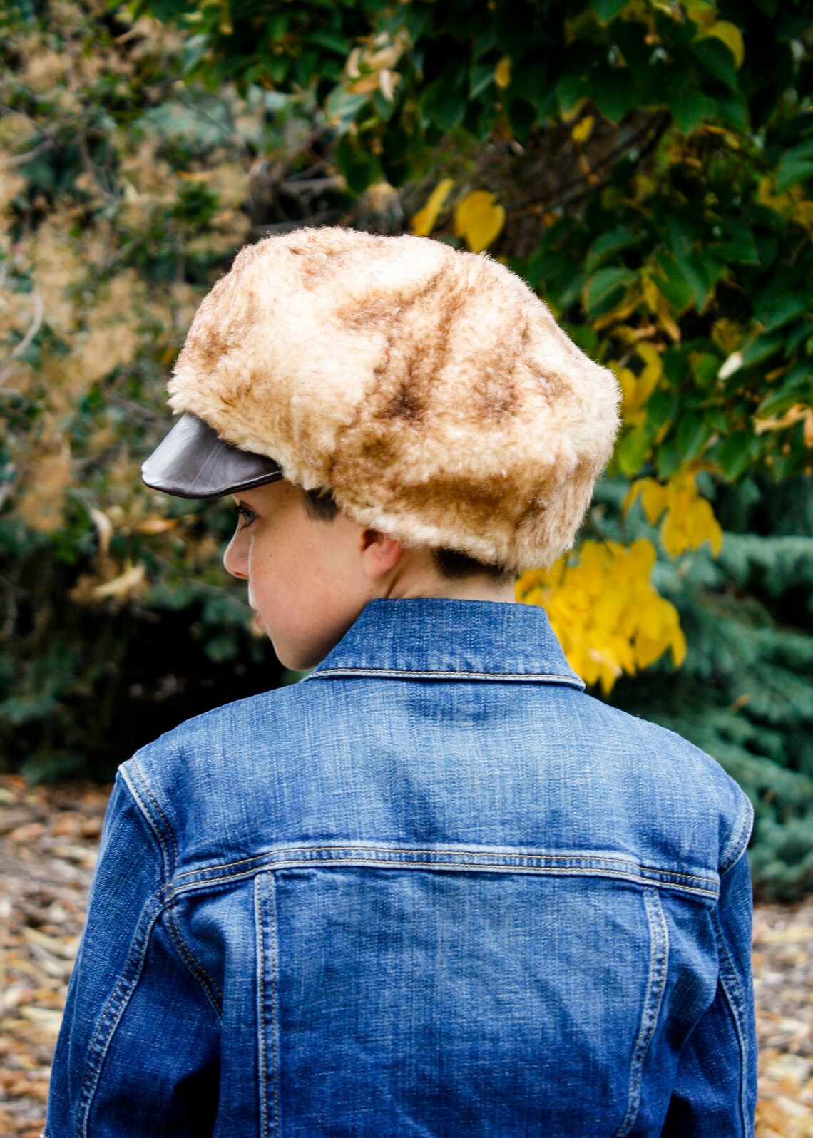 Pageboy Sheepskin Hat - Classic Mens Womens Winter Fur Cap - Etsy