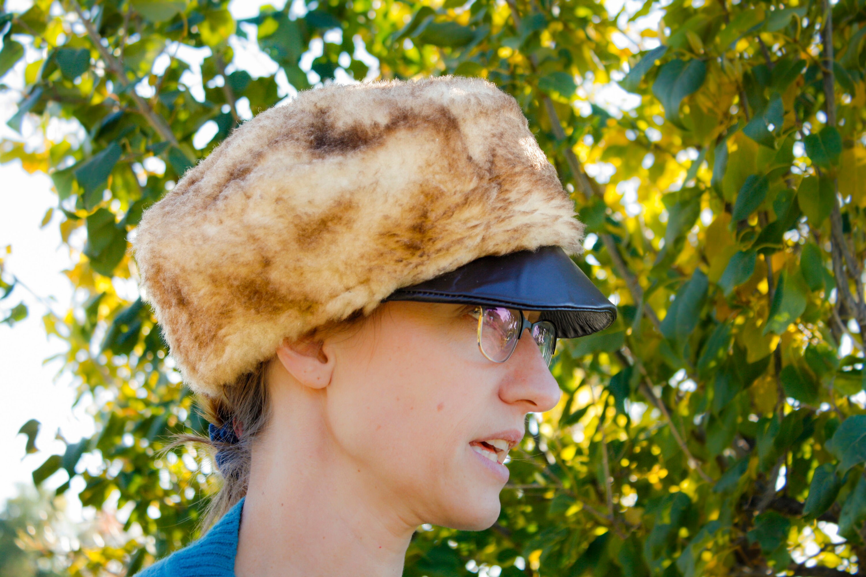 Pageboy Sheepskin Hat - Classic Mens Womens Winter Fur Cap - Etsy