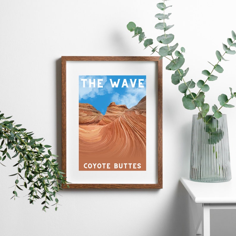The Wave Coyote Buttes Poster - Digital Download - Etsy