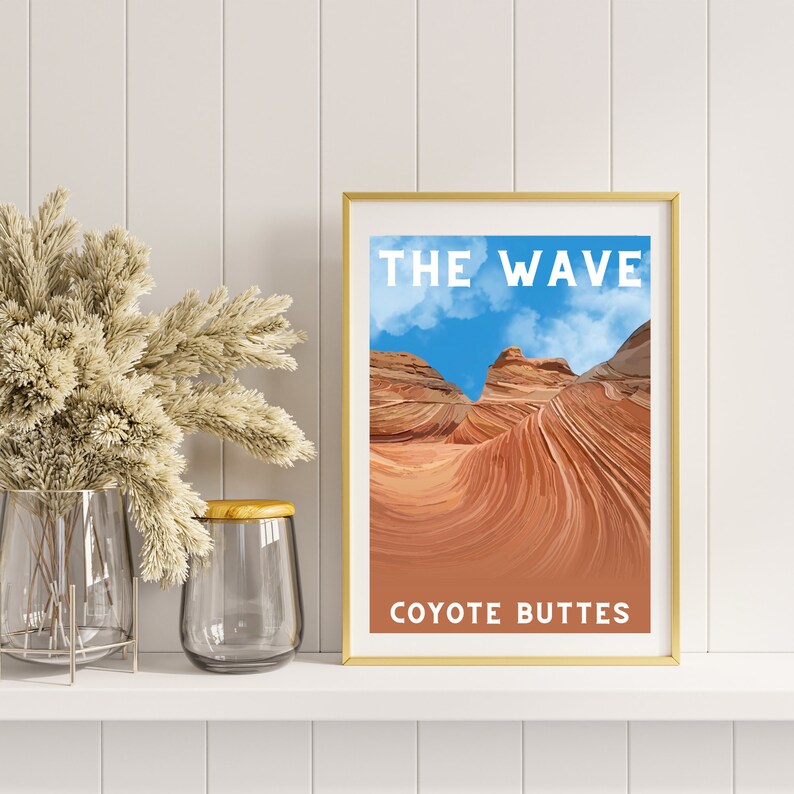 The Wave Coyote Buttes Poster - Digital Download - Etsy