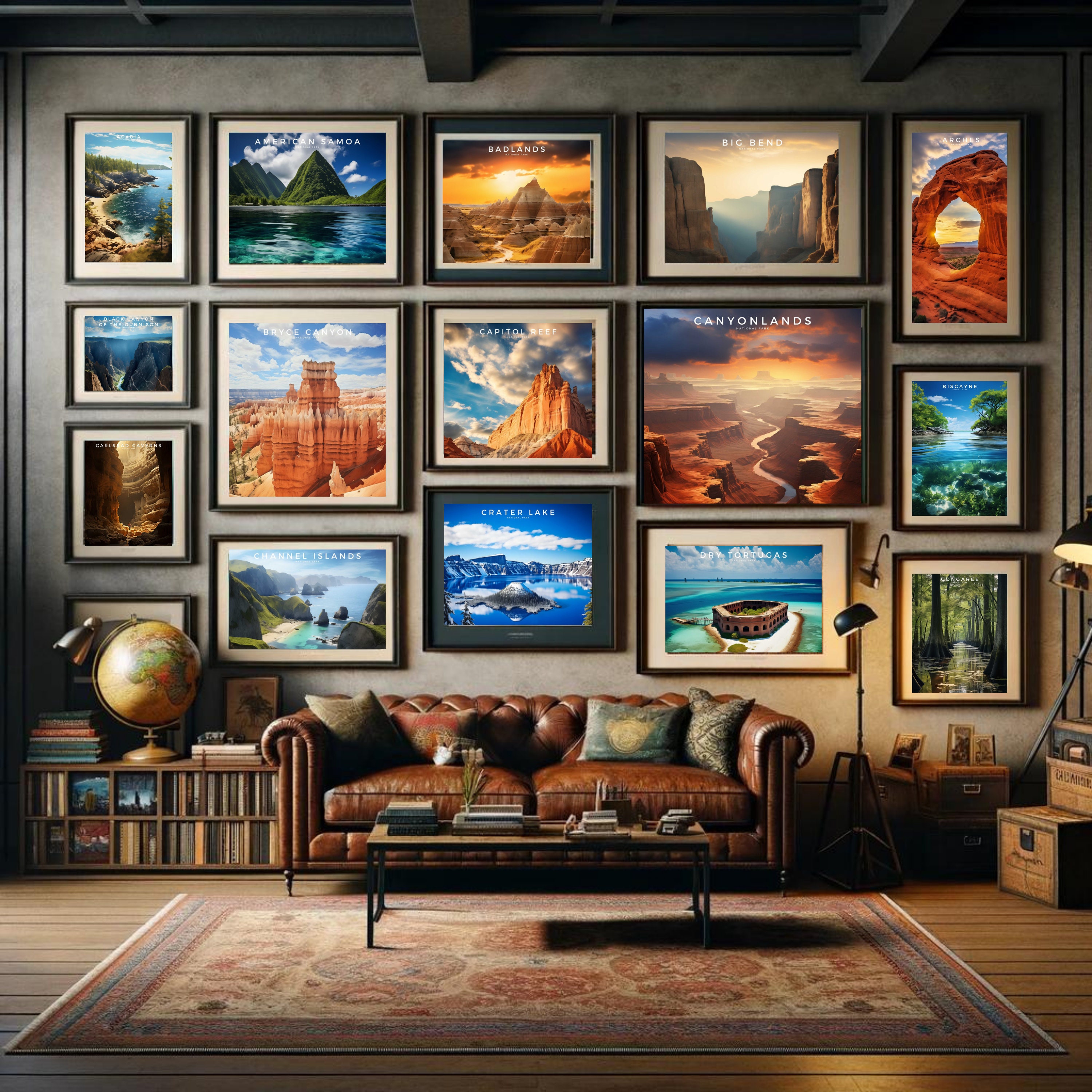 63 US National Park Prints, USA Parks Digital Posters, National Park ...