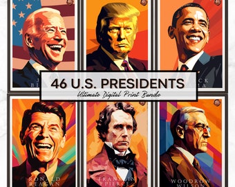 US Presidents - Prints - Etsy