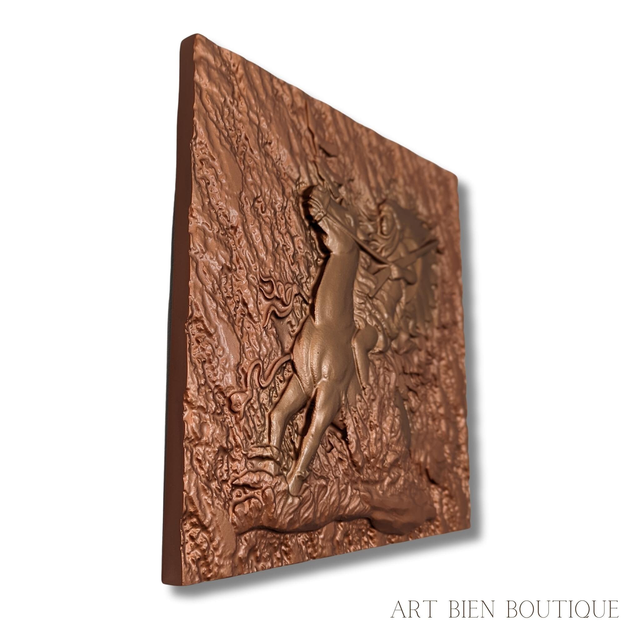 Indigenous Men on the Horse, Indian, First Nation, Home Décor, Wall ...