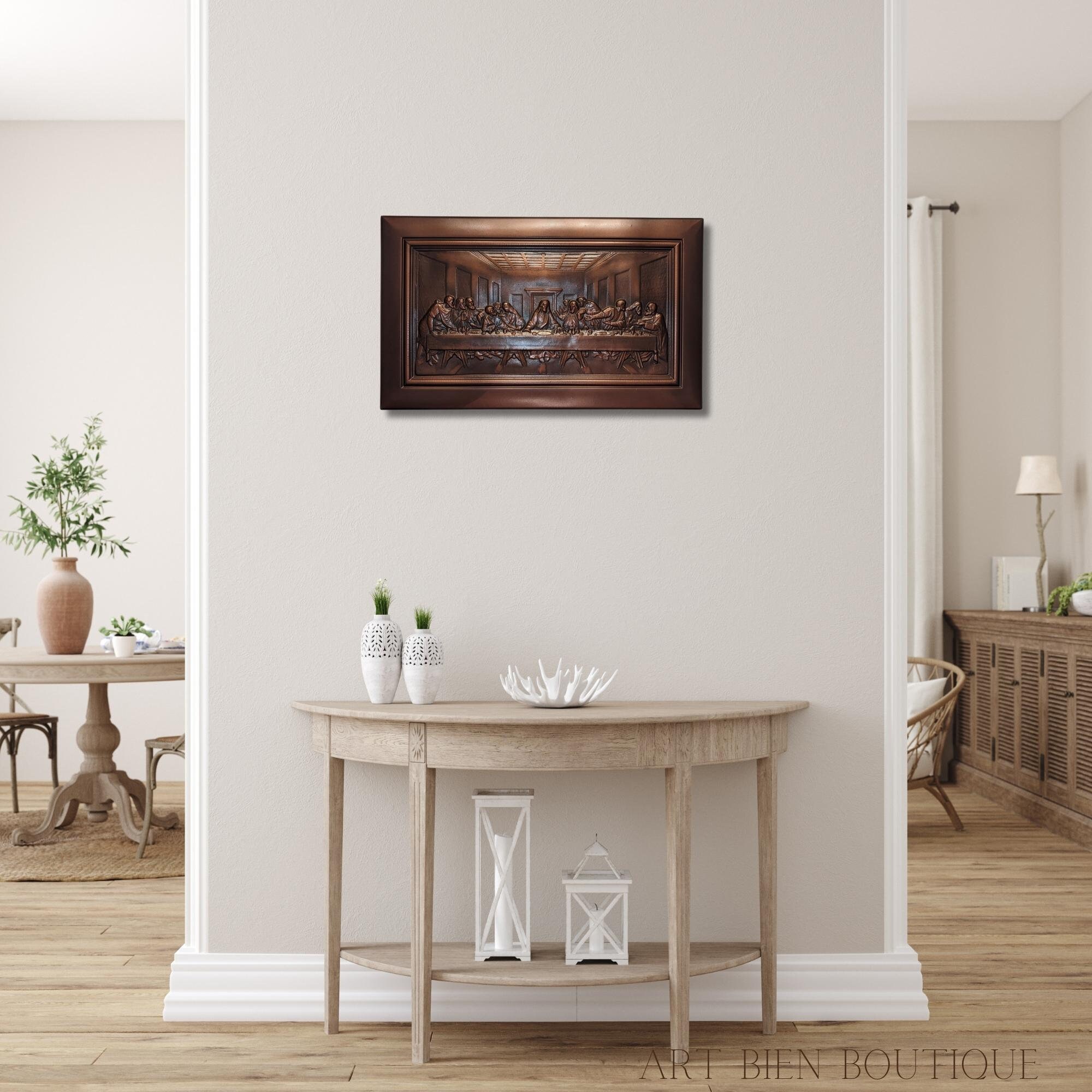 The Last Supper, Modern Décor, Wall Décor, Home Décor, Plaster, Cast ...