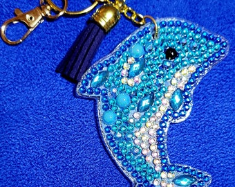 Dolphin Keychain - Etsy